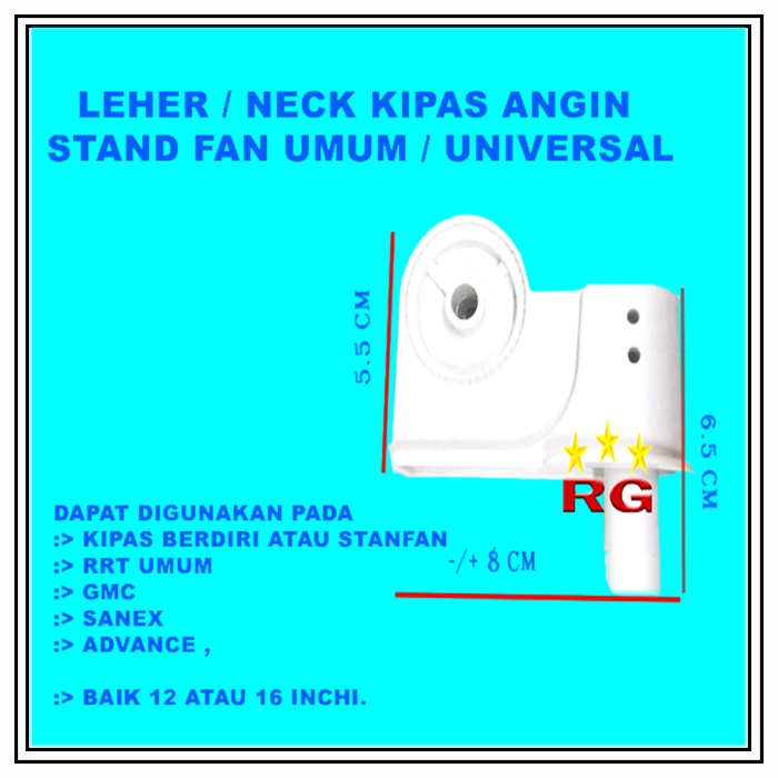 STAND FAN NECK - GENERAL / UNIVERSAL RRT WALL FAN | Shopee Malaysia