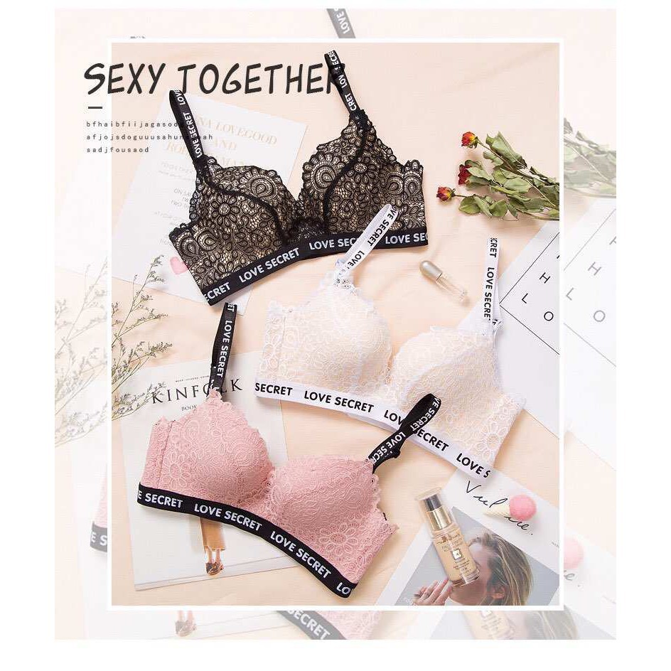 PREMIUM SECRET Push Up Lace Bra Women Lingerie Fashion Japan Love ...