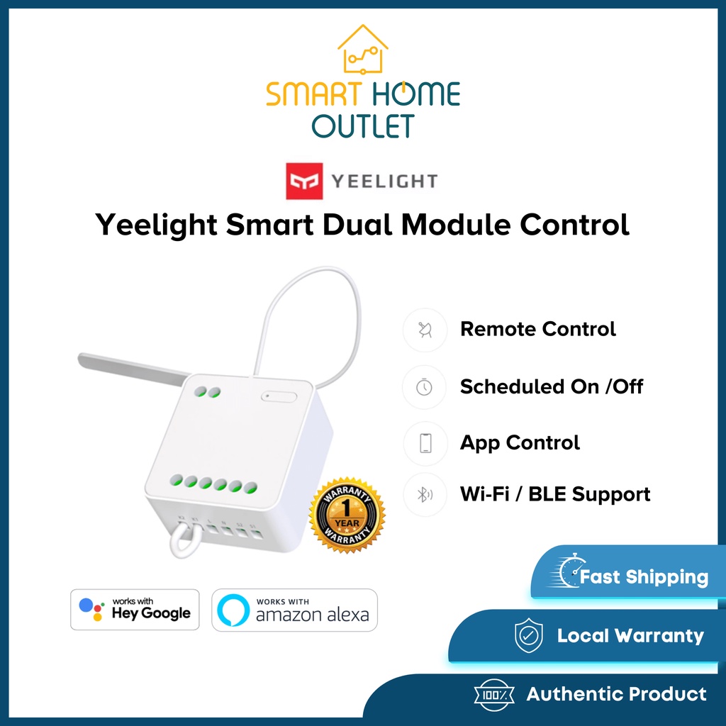 SHO Yeelight Smart Dual Module Control Smart Control WiFi APP Control ...