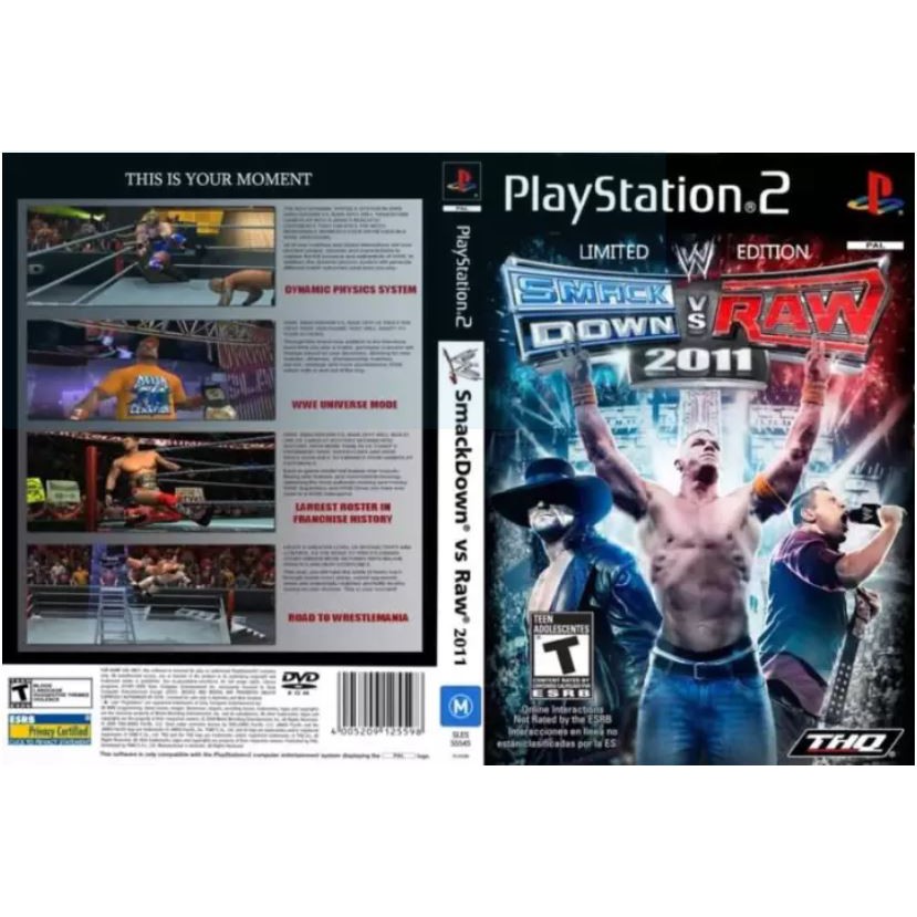 Wwe Smackdown Vs Raw 2011 PS2 Playstation 2 Games | Shopee Malaysia