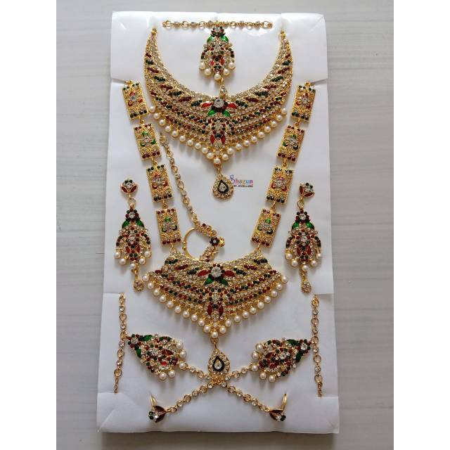 Indian Bridal SET Bridal Necklace Bridal Necklace KALU Indian Delivery ...