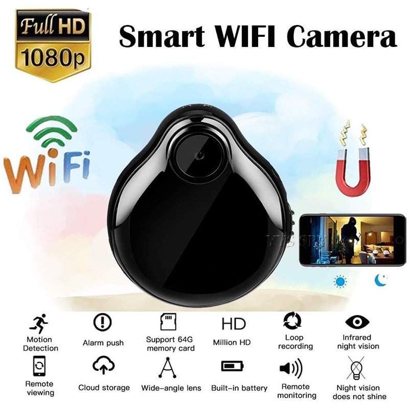 Wifi Mini spy Camra Espia Video Camera Water Droplets Style Micro ...