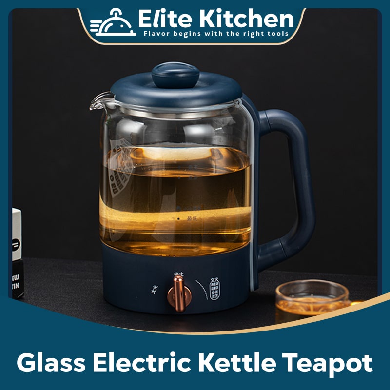 Elite Kitchen - Multifunction Glass Electric Heater Kettle Teapot Tea ...