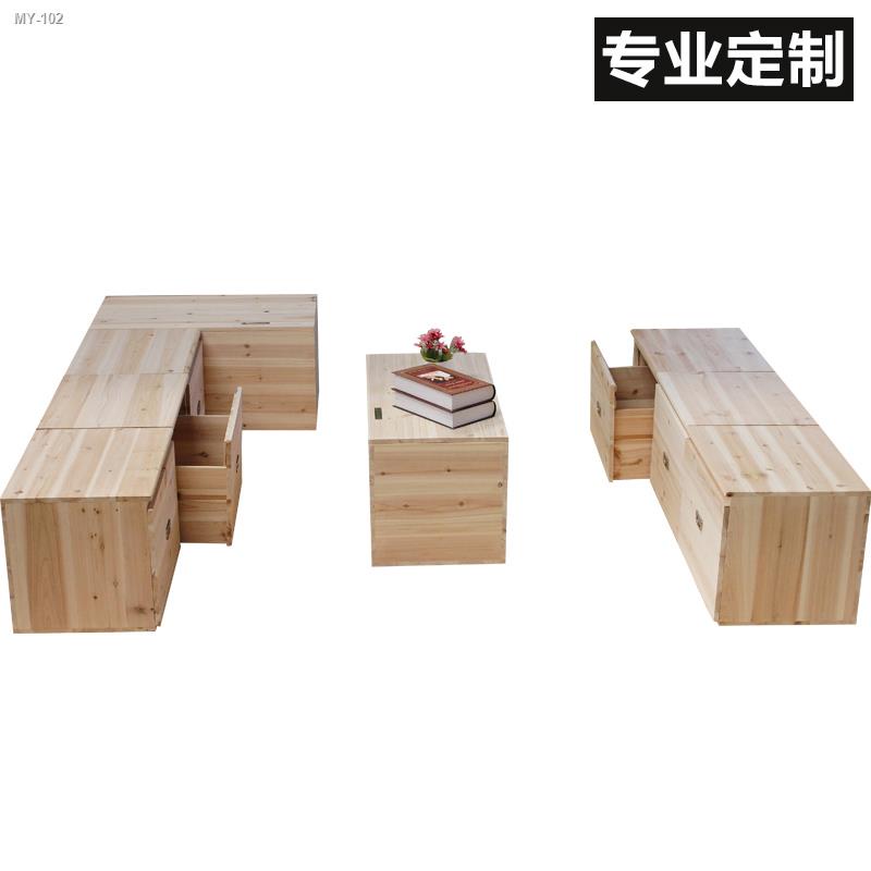 All solid wood tatami custom wooden box free combination bay window ...