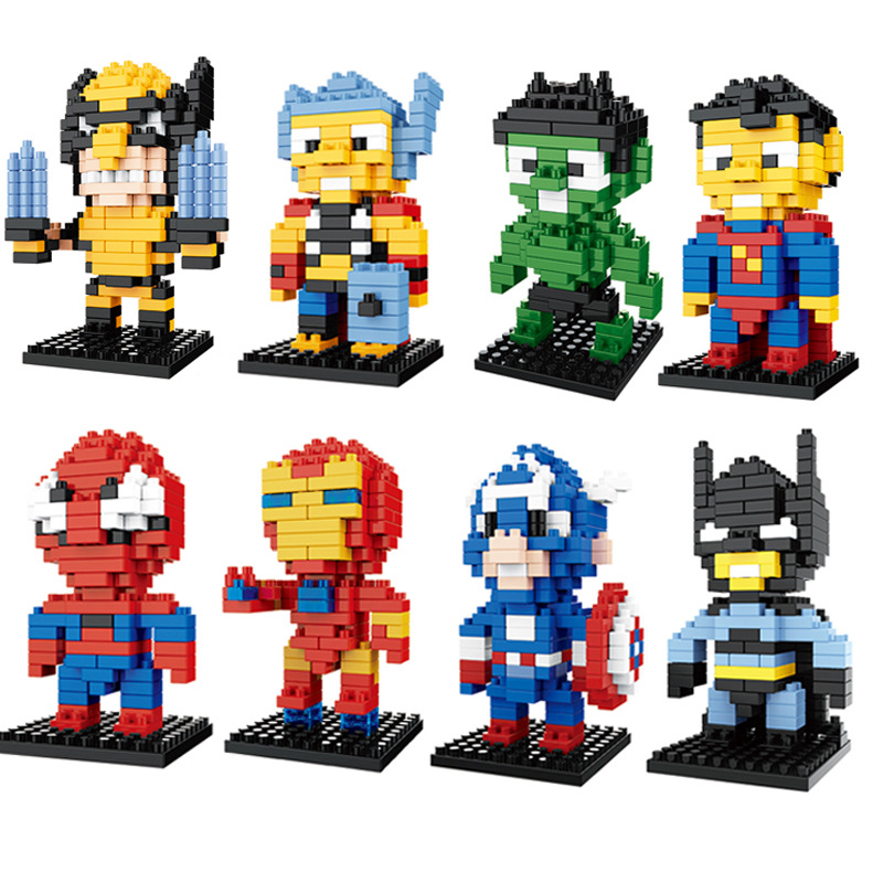 Lego small particles assembled building blocks doll toys Avengers ...