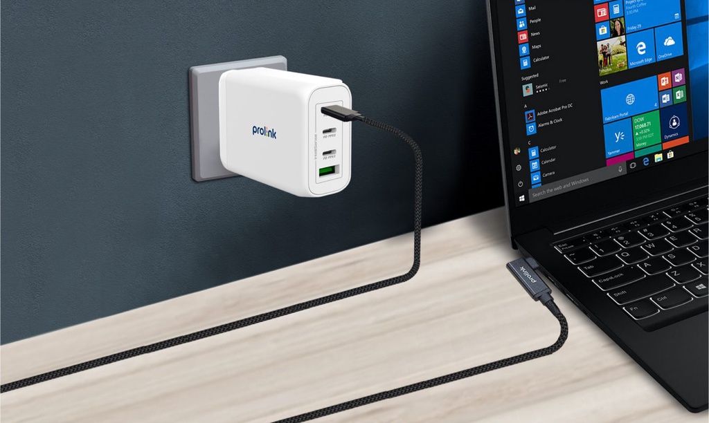 [E-Mark Chip] Prolink 100W PD USB-C 3.2 Gen 2 Fast Charging Thunderbolt ...