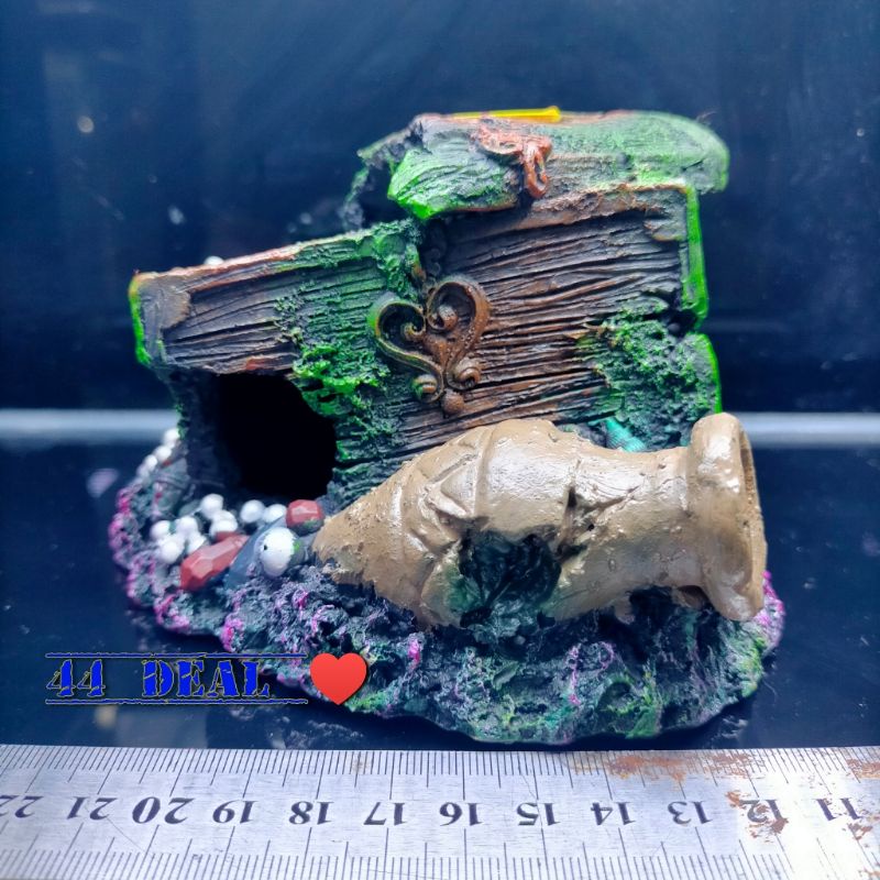 Treasure chest aquarium ornament | Shopee Malaysia