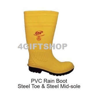 OSP Safety Rubber Boots With Steel Toe Cap and Mid Sole | PVC Rain ...