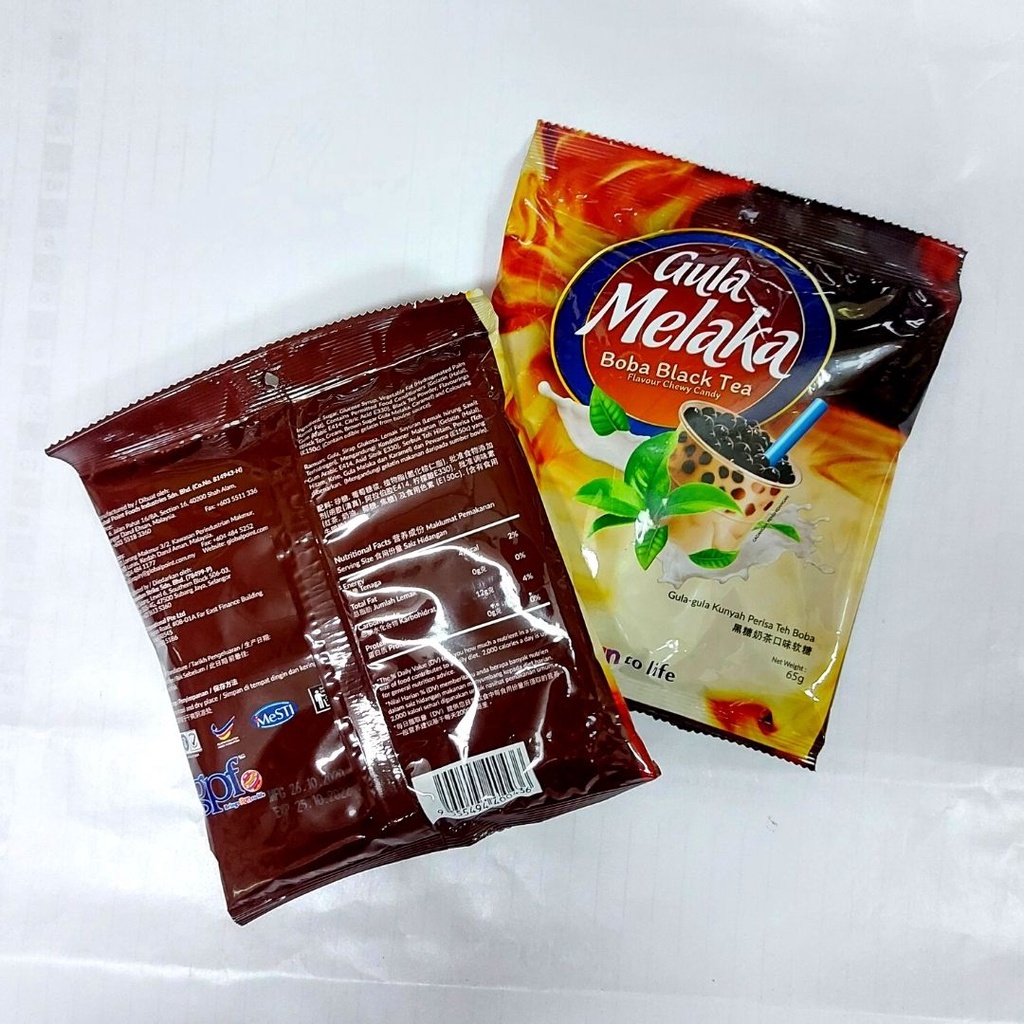 Gula Melaka - Boba Milk Tea/Boba Black Tea/Cendol Flavour Chewy Candy ...
