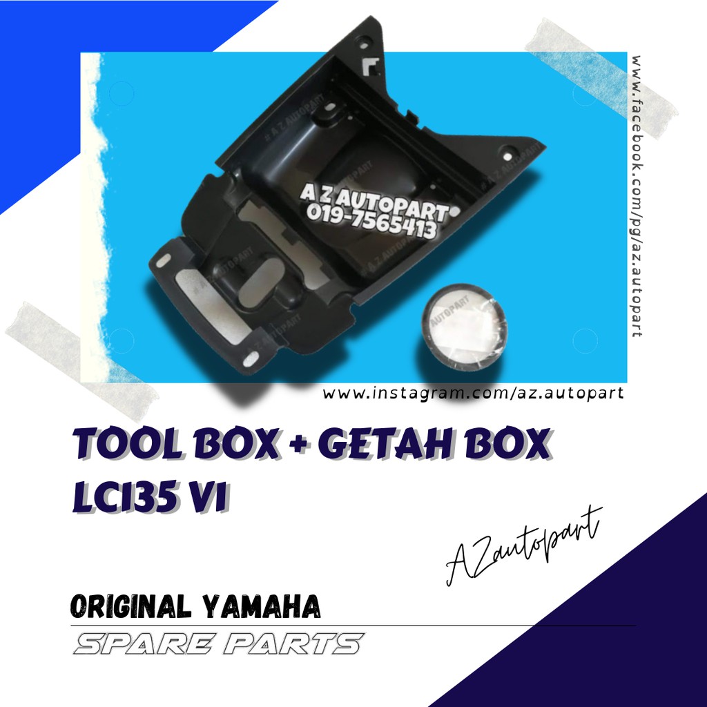( ORIGINAL YAMAHA ) TOOL BOX & GETAH LC135 - v1 | Shopee Malaysia