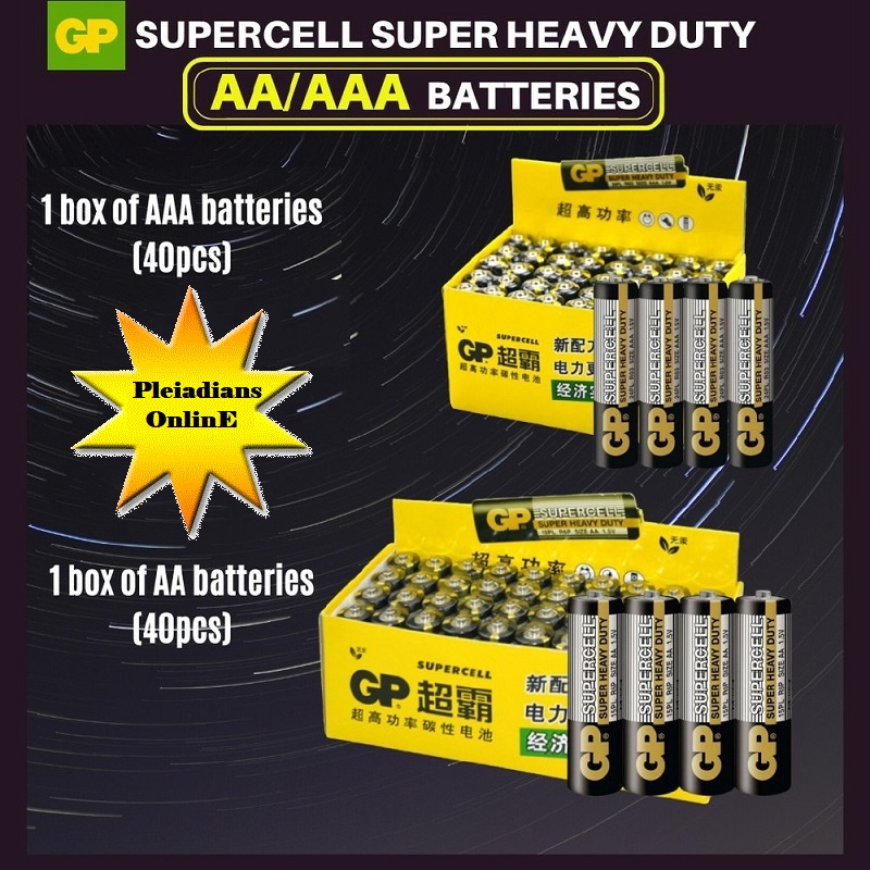 HOMIEE GP 1.5v AA / AAA GP Super Extra Heavy Duty Dry Battery ( BUKAN ...