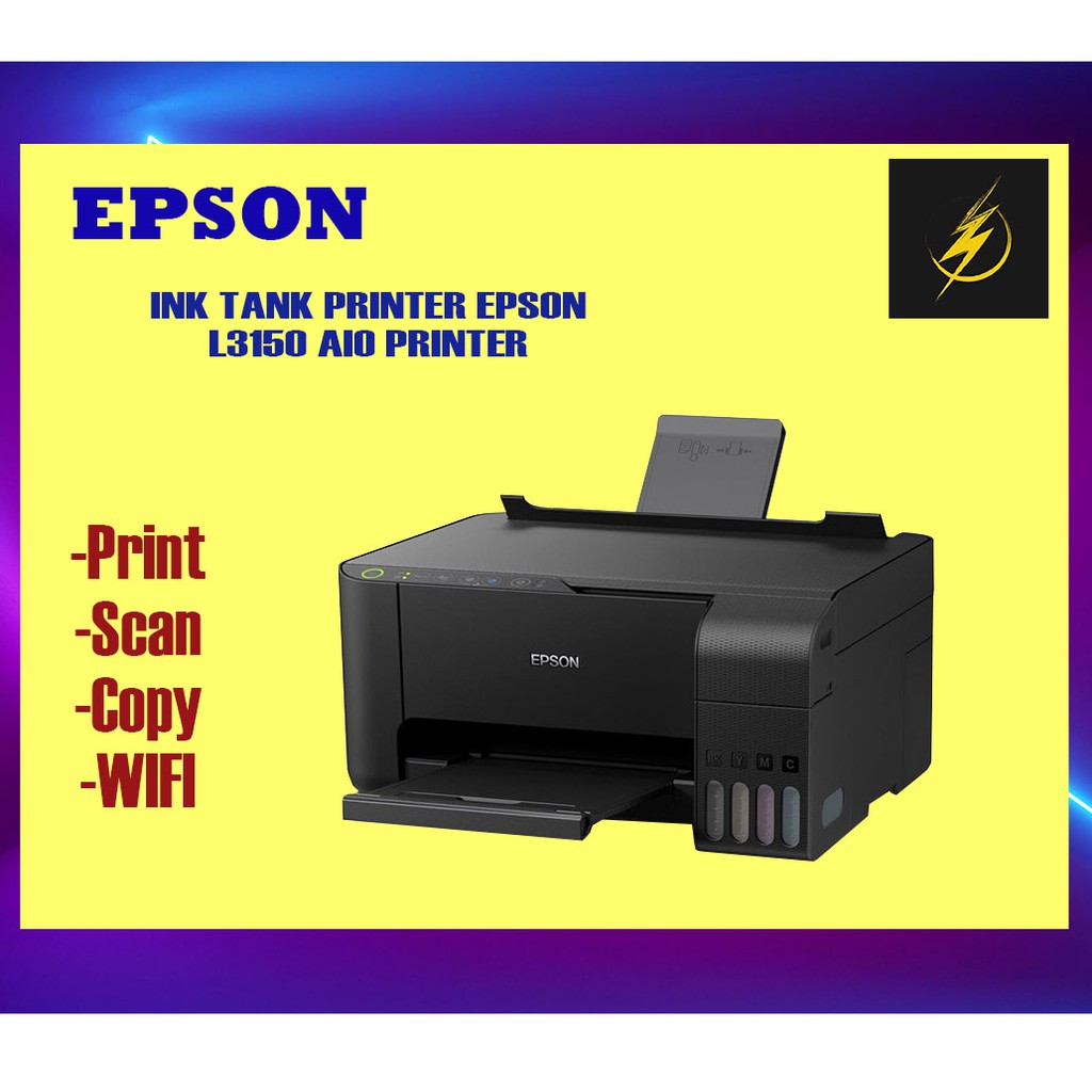 EPSON PRINTER L3150 INK TANK WIFI PRINTER | Shopee Malaysia