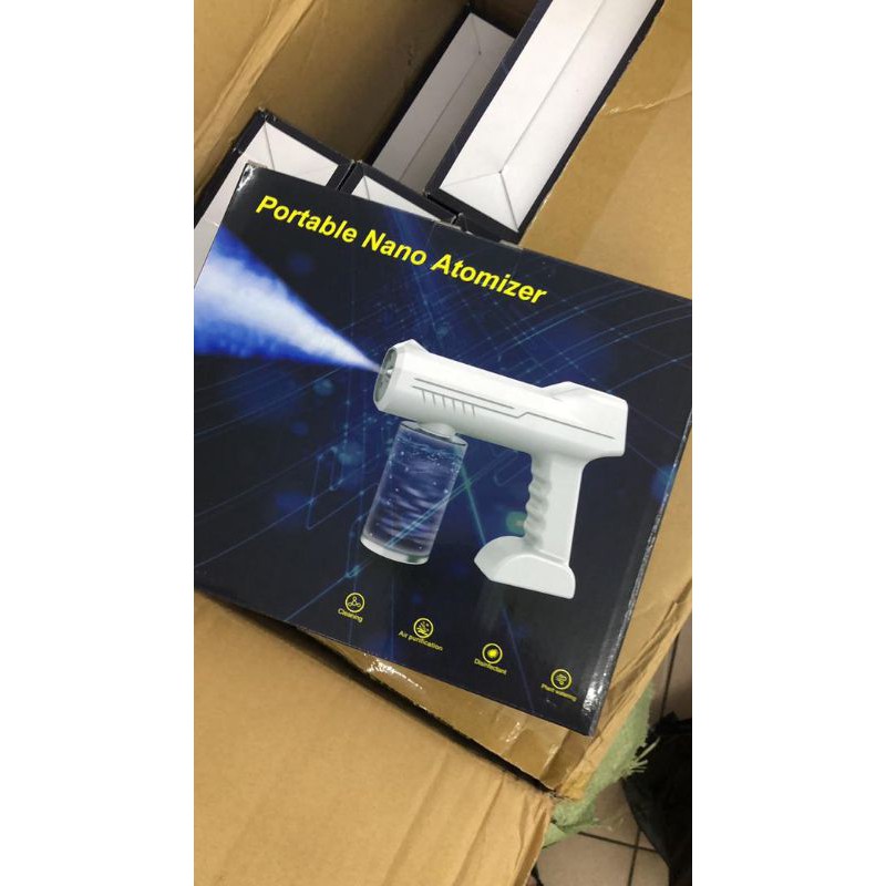 【READY STOCK】Atomizer Disinfection Machine Gun Anion Blu-ray Nano ...