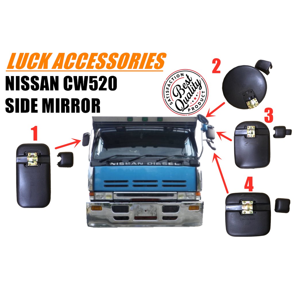 NISSAN CW520 SIDE MIRROR (SET) | Shopee Malaysia
