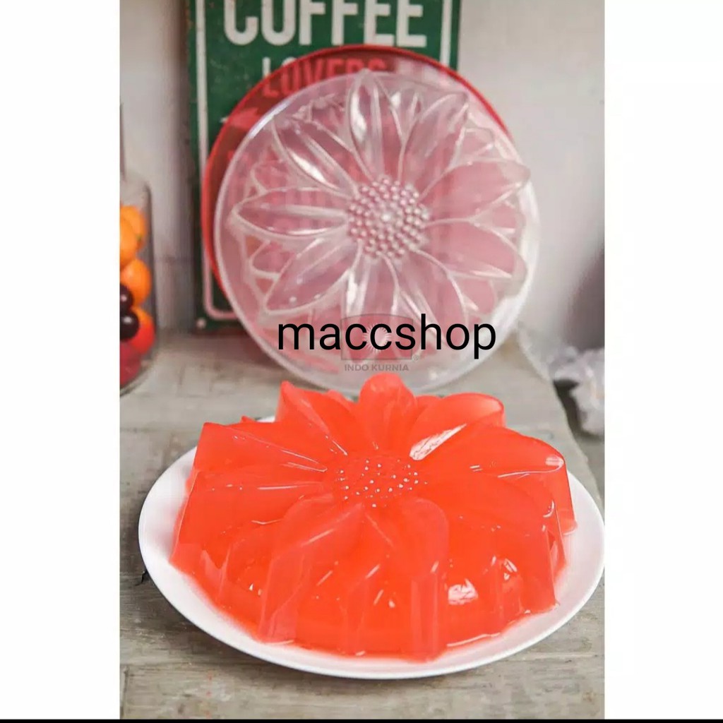 MATAHARI Jumbo Pudding Mold 24CM Sunflower - Chocolate Jelly Agar Pan ...