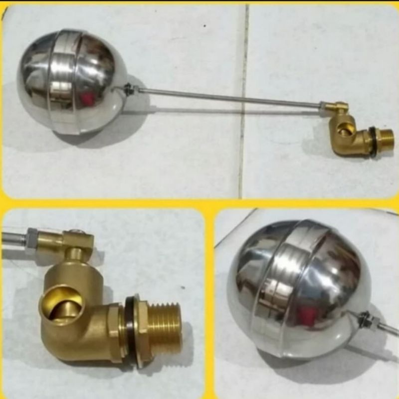 Stainless floating valve ball float / 1/2 inch uk tower float | Shopee ...