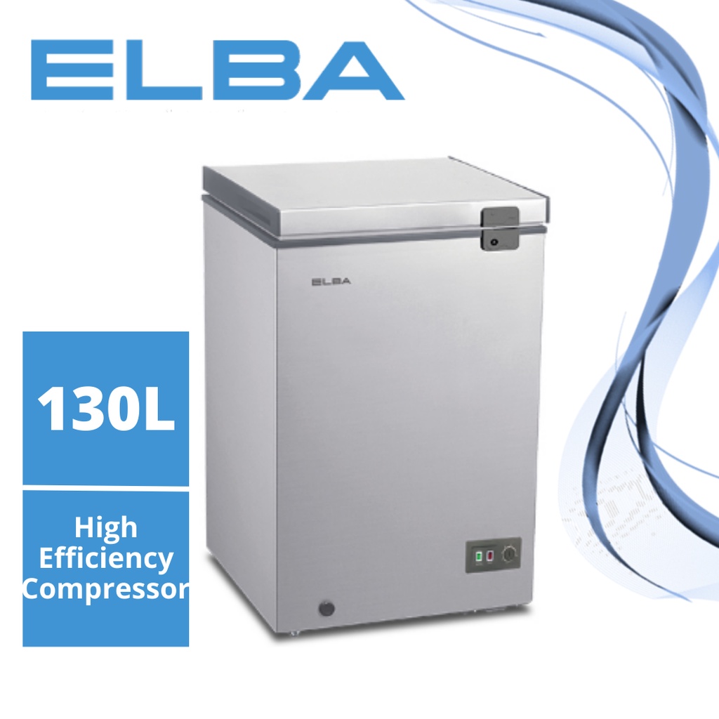 ELBA 130 Litres Chest Freezer ARTICO EF-E1310(GR) | Shopee Malaysia