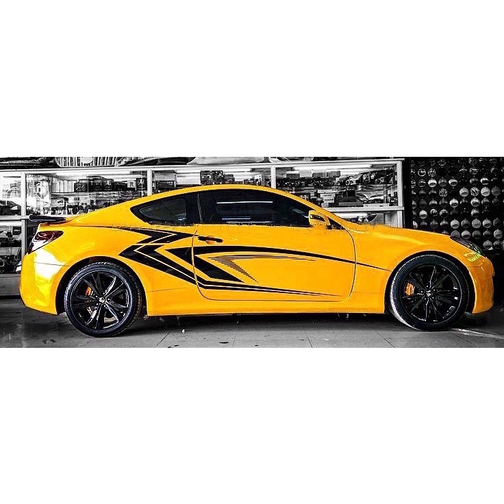 Ready Stock S305 2pc Universal Car Side Body Vinyl Decal Sticker