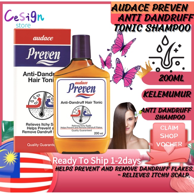 HOE MENTAR SHAMPOO 500ML dandruff /Audace Hair Tonic 200ml (Kawalan ...