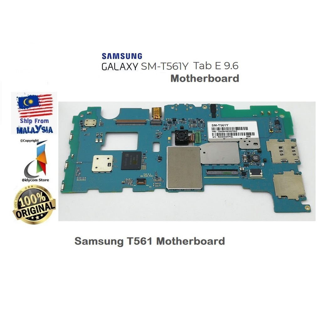 Samsung Galaxy Tab E 9.6 T561 T561Y 8GB Motherboard | Shopee Malaysia