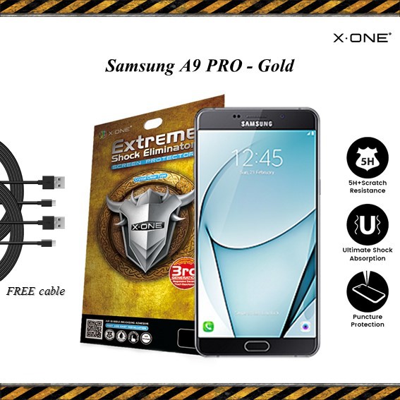 Samsung A9 PRO X-One Extreme Shock Eliminator Screen Protector (FREE ...