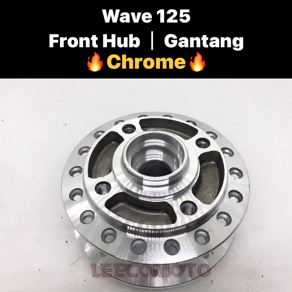 Wave125 Wave125S Wave125X FRONT HUB CHROME WAVE 125 S X ULTIMO GANTANG ...