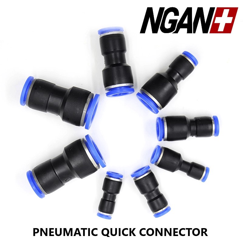 Pneumatic joint Pu straight pipe joint pu4-pu16 connecting outer diameter 4mm 6mm 8mm 10mm 12mm ...