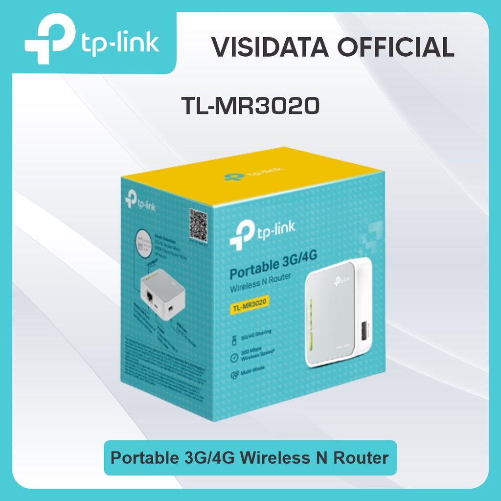Tp-link Portable 3G/4G Wireless N Router | Tl-mr3020 - Official ...