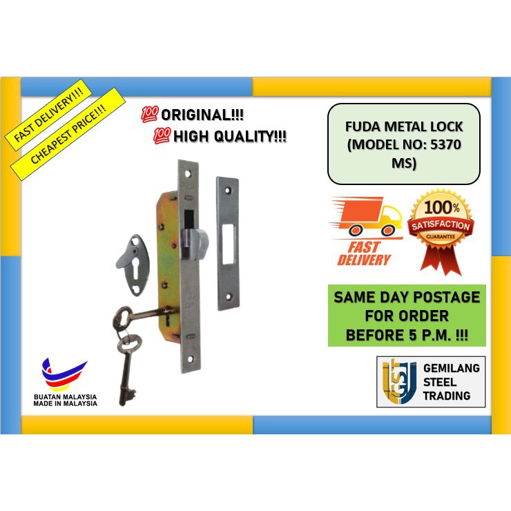 🔥 FUDA METAL LOCK (MODEL NO. 5370 - MS) | Shopee Malaysia