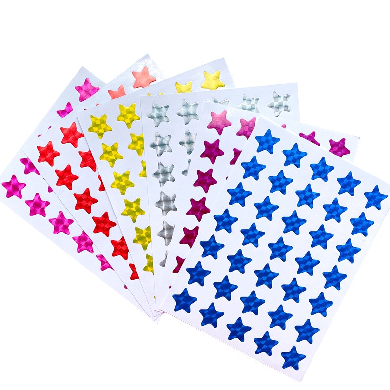 350 pcs/pack Shining Mini Star Paper Stickers Scrapbooking Sticker Gift ...