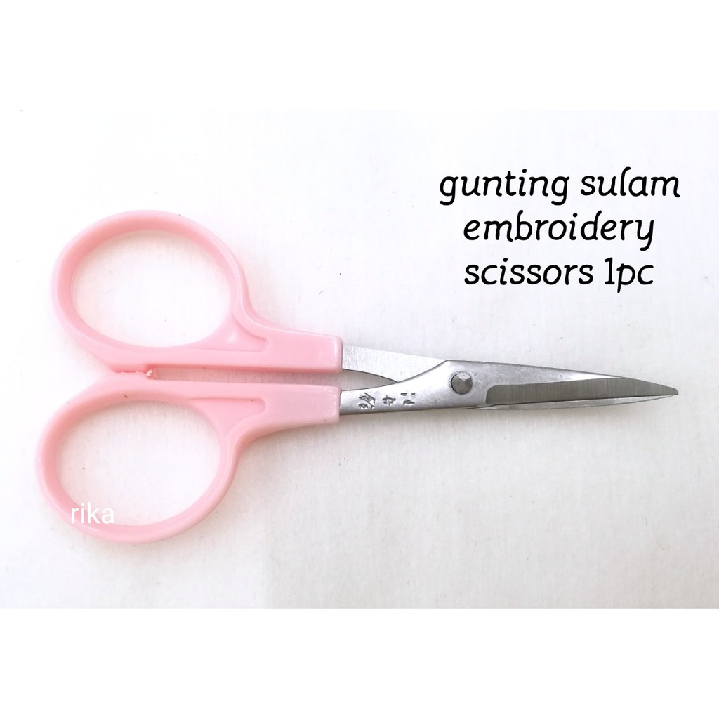Gunting sulam muncung lengkung 3.5" ~ 4.5" embroidery scissors WWQ 3201 ...
