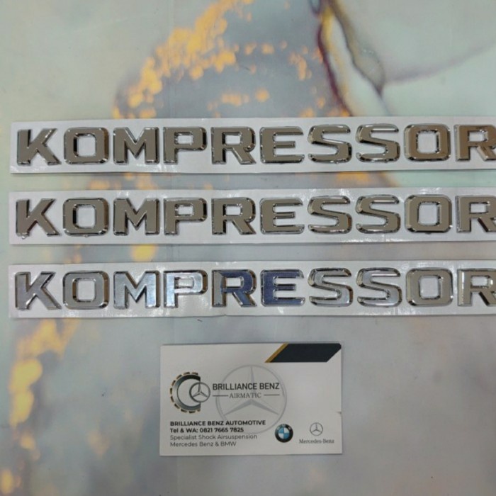 Grade A compressor written mercedes benz trunk Emblem | Shopee Malaysia