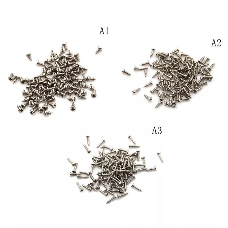 100pcs Mini screw thread diameter round cross head universal screw for ...