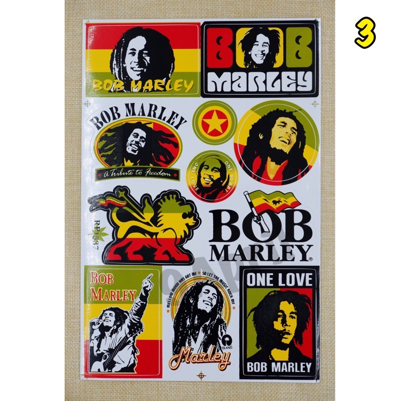Harley Bob marley Chewy Stickers | Shopee Malaysia