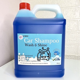 Car Shampoo Wax [5Litre] Car Wash Liquid Soap High Foam High ...