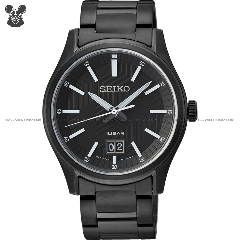 SEIKO SUR515P1 Men's Analog Watch Big Date 100M Sapphire Quartz 39.5mm ...