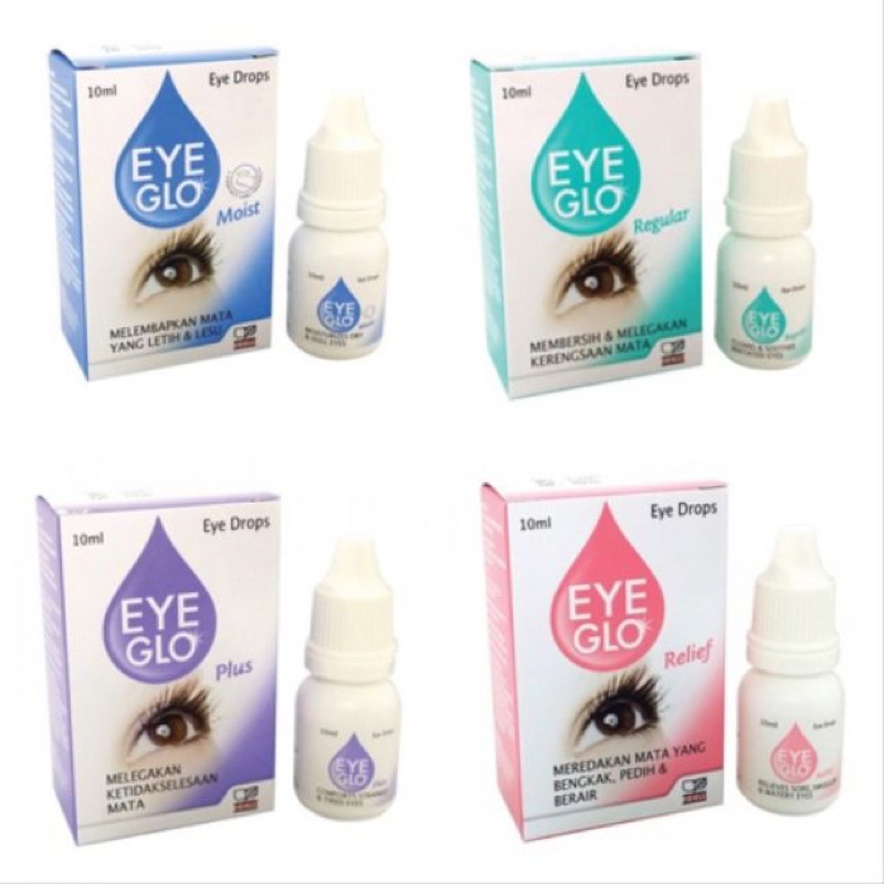 Eye Glo Eye Drops_REGULAR/MOIST/RELIEF(10ML) | Shopee Malaysia