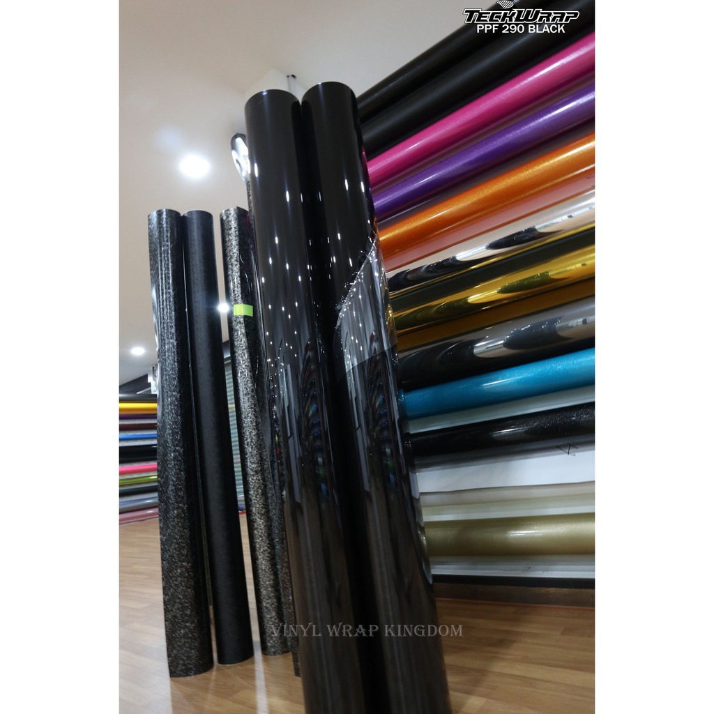 Teckwrap PPF 290 High Gloss Black TPU Paint Protection Films Car Wrap ...