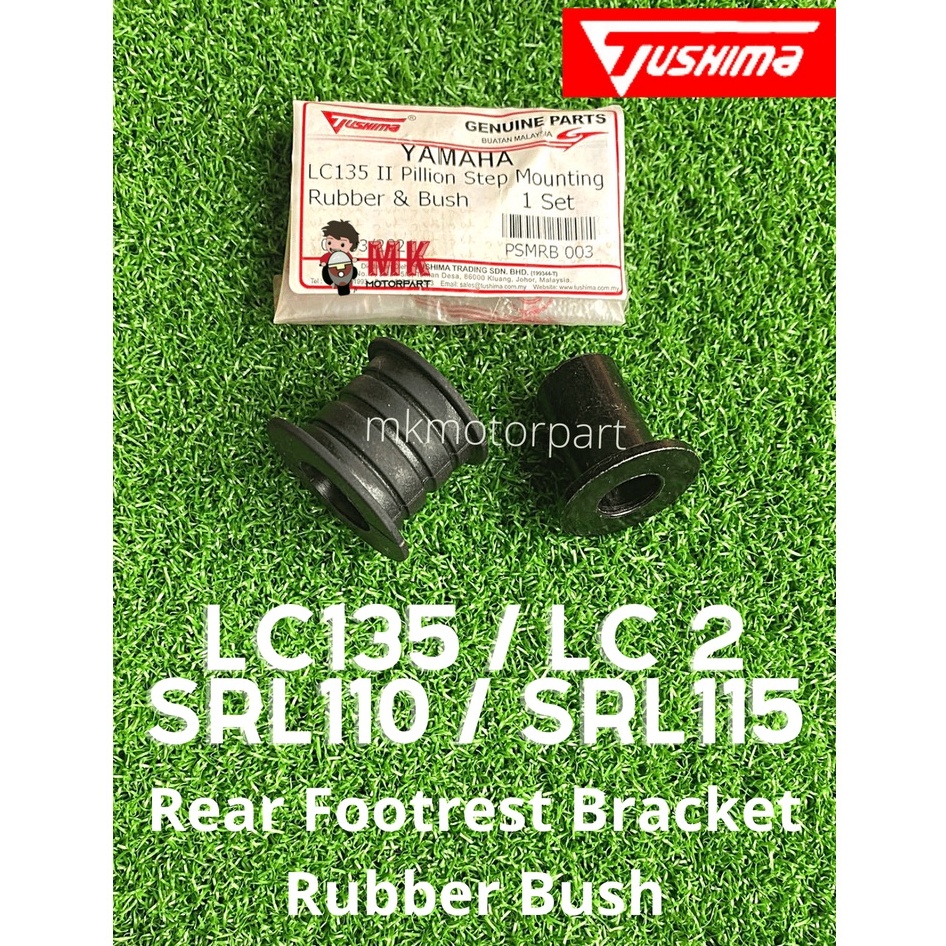 (Tushima) PILLION STEP MOUNTING RUBBER BUSH Yamaha LC135 / LC NEW ...