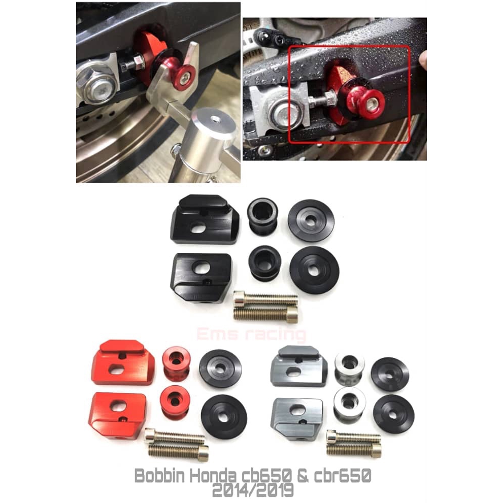 Swing Arm Bobbin Spool Rear Slider for Honda CB650F CB650R CBR650F ...