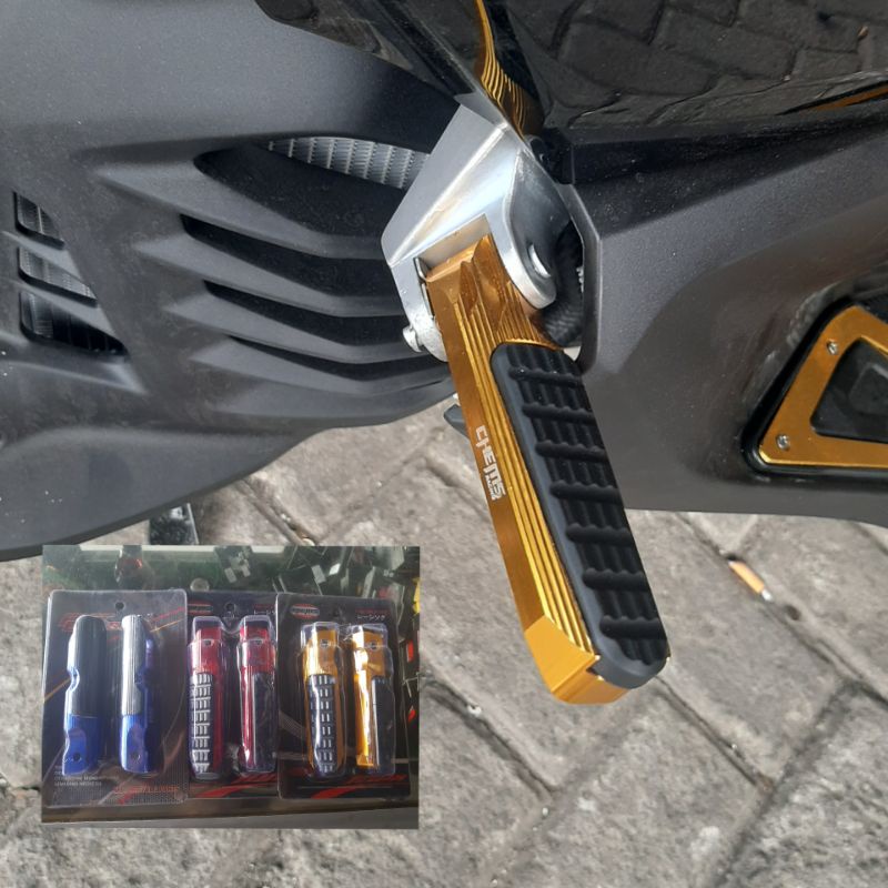 Foot step rear footrest new nmax 2020-2022 full CNC | Shopee Malaysia