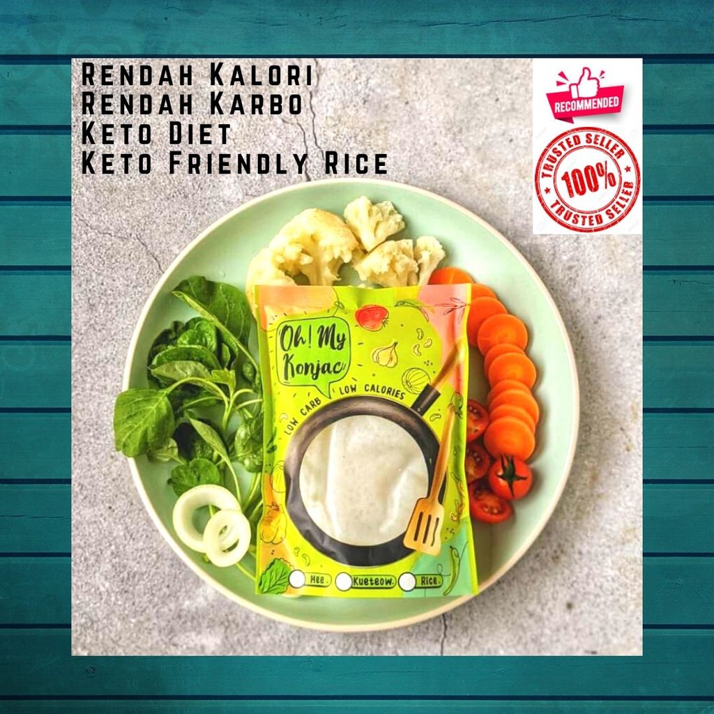 OH MY KONJAC/Konjac Food Halal Certified Mee/ Rice/ Kueteow 200g New ...