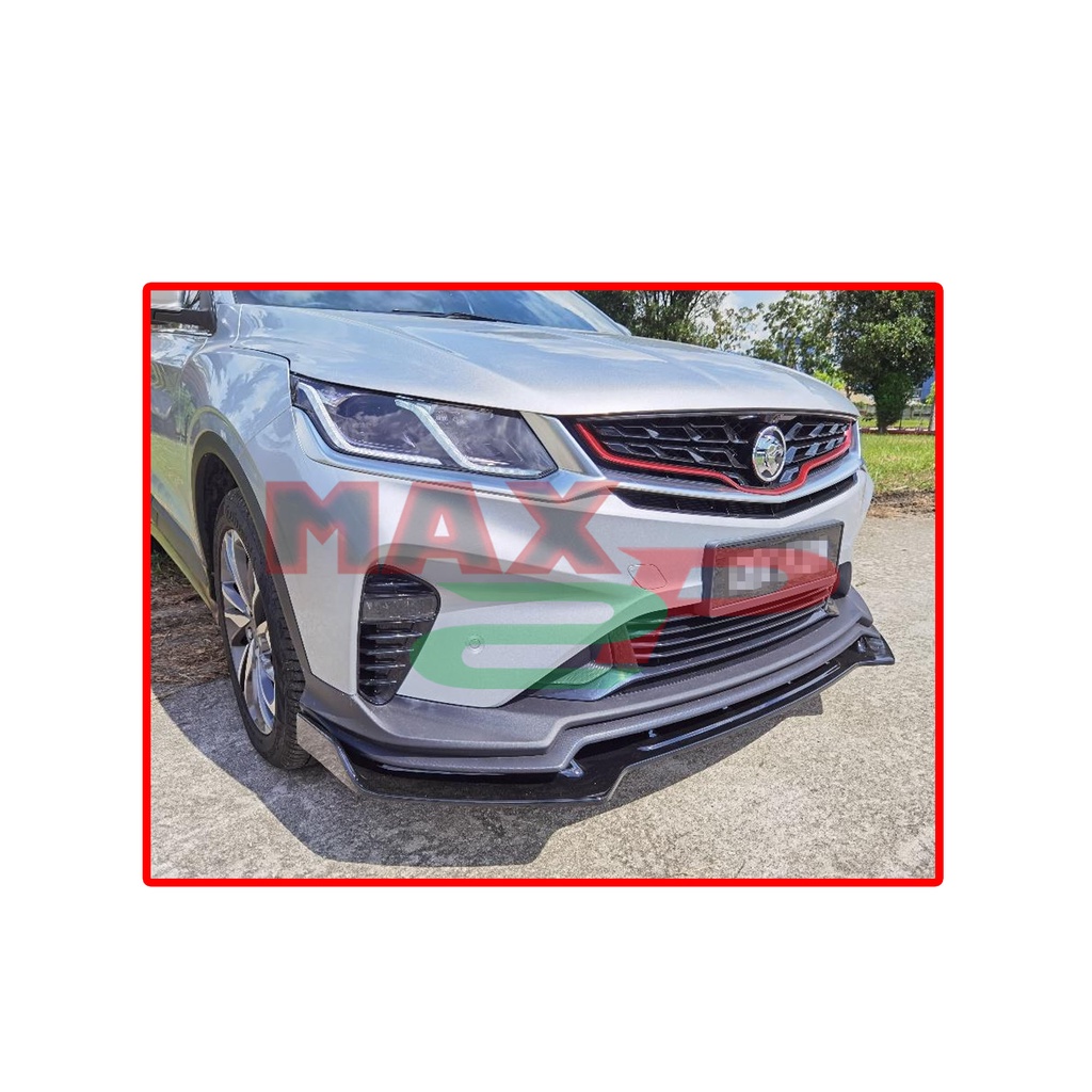 Proton X50 Front Skirt Bumper Lower V Lip Vlip Spoiler ABS Plastic ...