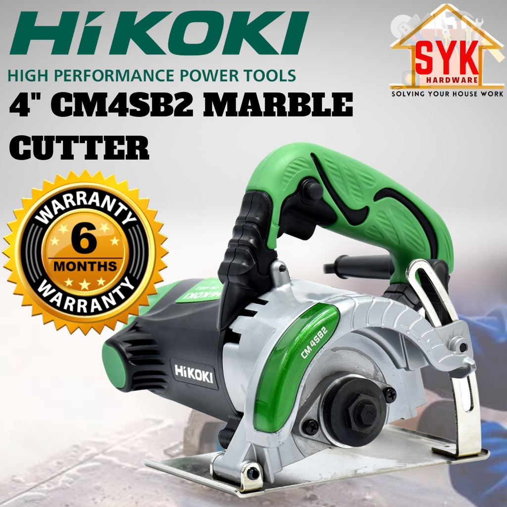 SYK HIKOKI 4 Inch CM4SB2 1320W Marble Cutter Machine Marble Tile ...