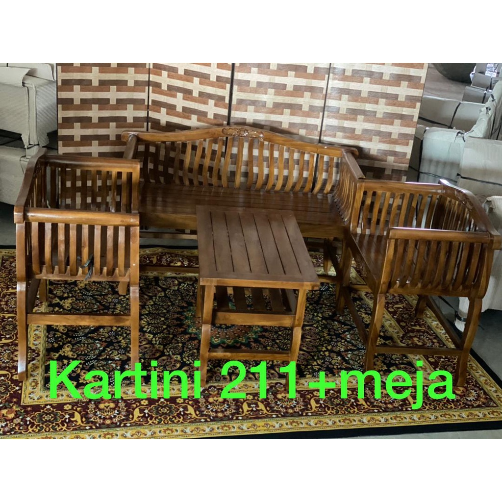 1 SET KERUSI JATI KARTINI | Shopee Malaysia