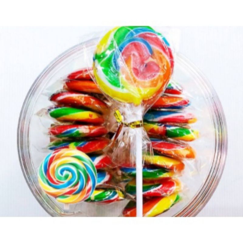 MALAYSIA Childhood Memory Rainbow Windmill Lollipop Candy | Shopee Malaysia