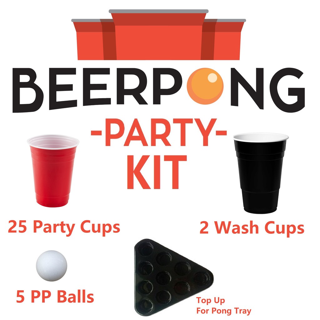 Basic Beer Pong Set | Perfect Party Game | Shopee Malaysia