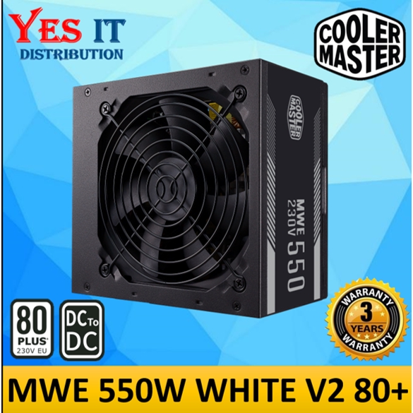COOLER MASTER MWE 550W BRONZE 80PLUS V3 POWER SUPPLY (MPE-5501-ACABW ...