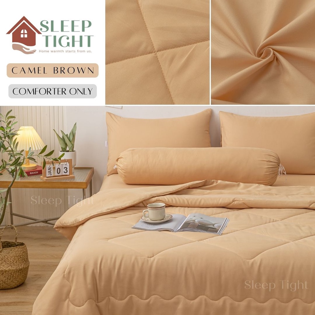 PLAIN COLOR COMFORTER | SELIMUT LEMBUT Single Queen High Quality ...