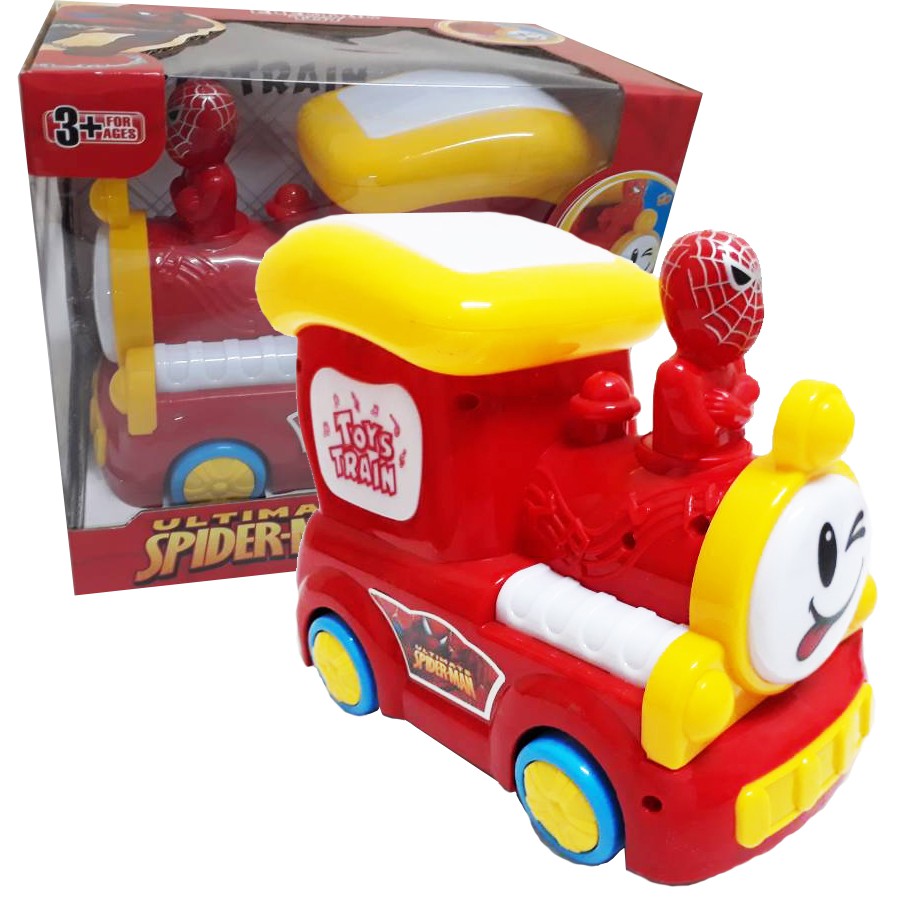 B/O Ultimate Spiderman Train Bump & Go Toy with Light & Music | Shopee ...